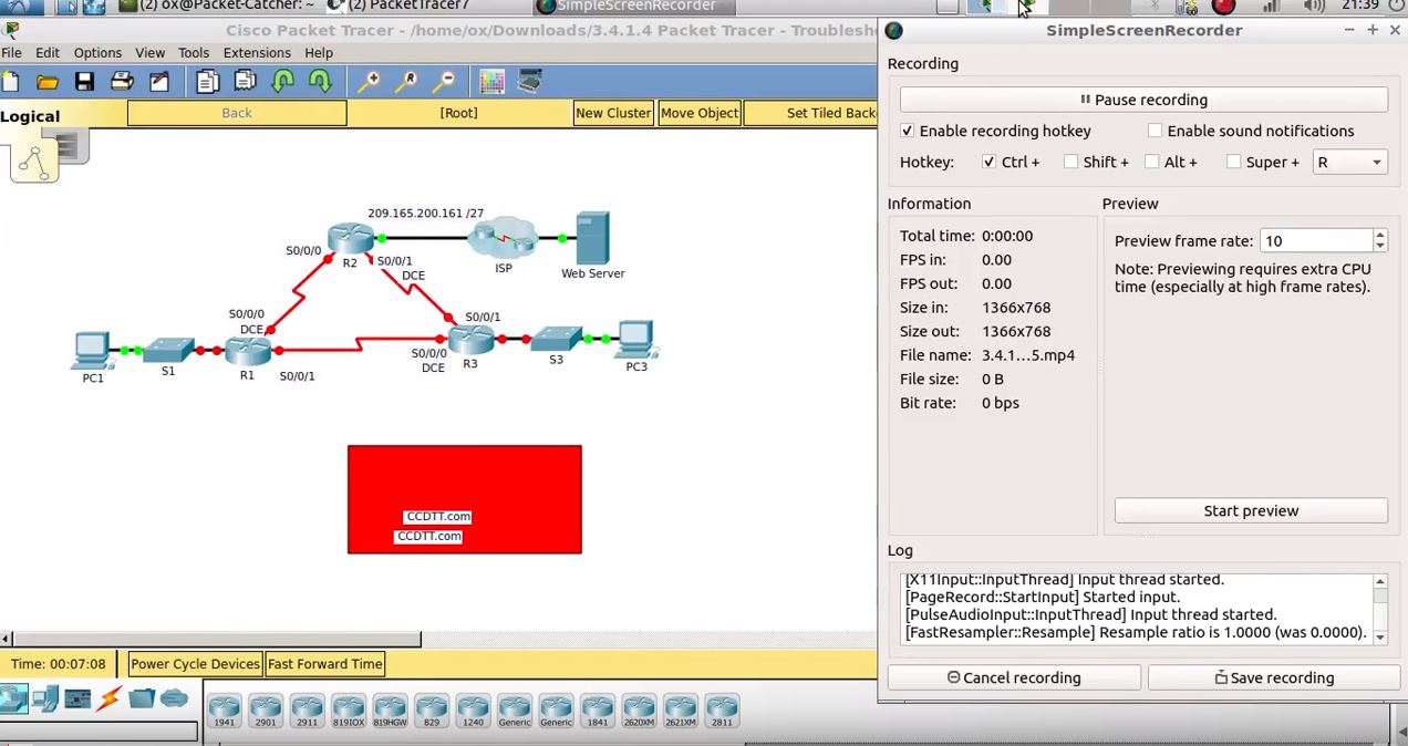 3.4.1.4 Packet Tracer - Troubleshooting PPP with Authentication.pka