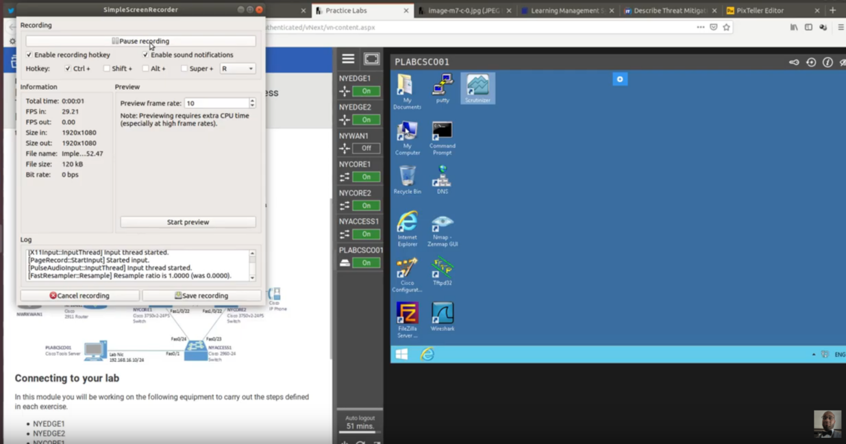 Implement Network Address Translation and Port Address Translation