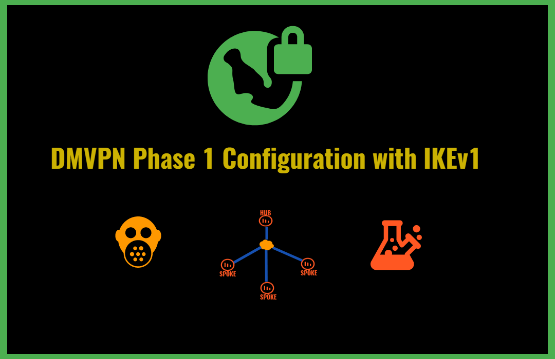 Easy DMVPN Phase 1 with IKEv1 and IPsec Network Configuration