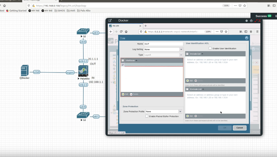 Palo Alto Firewall Layer 3 Interface Configuration